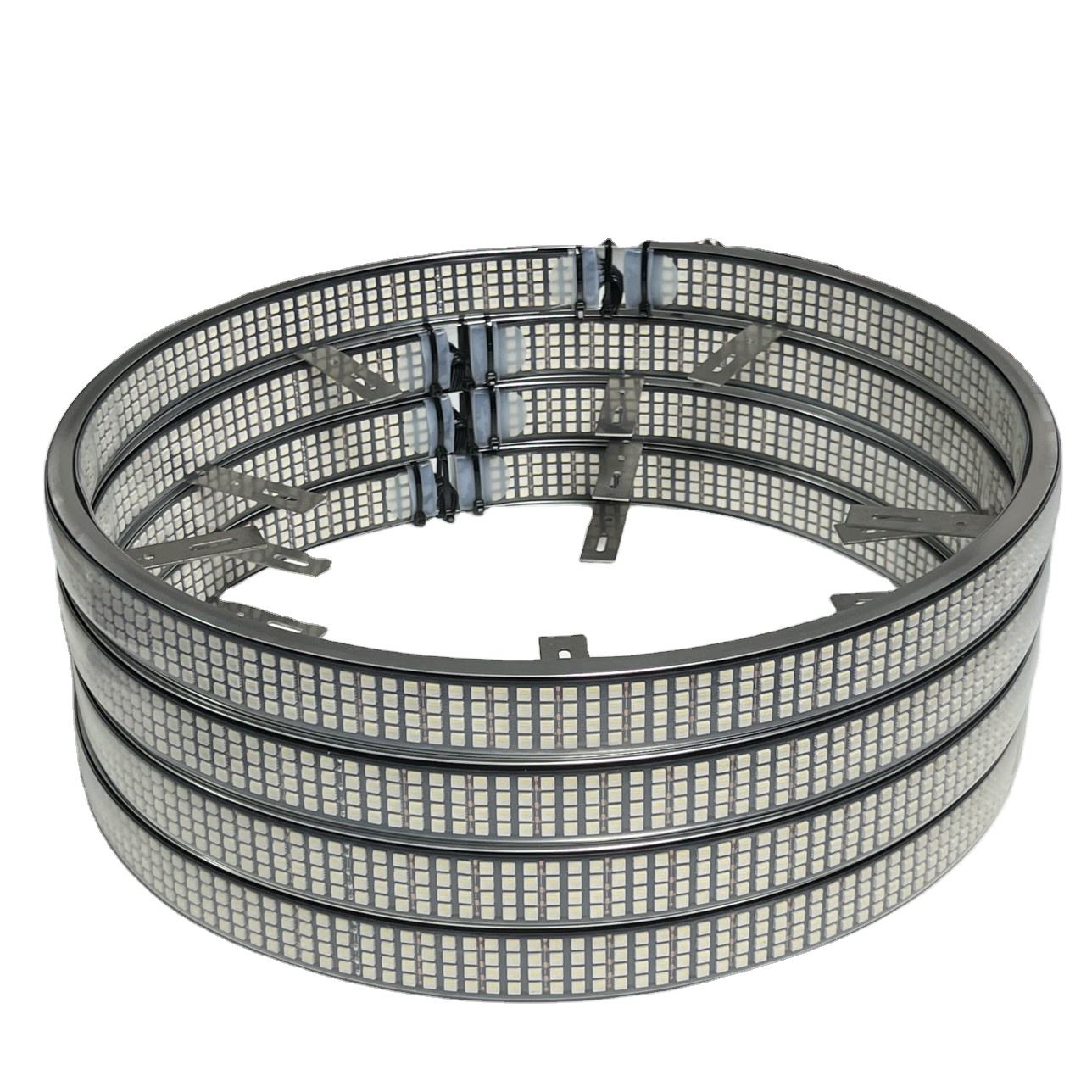 2024 NEWEST Double Sided 8 Row LED Wheel Lights 17inch RGBW Colors Rim ...